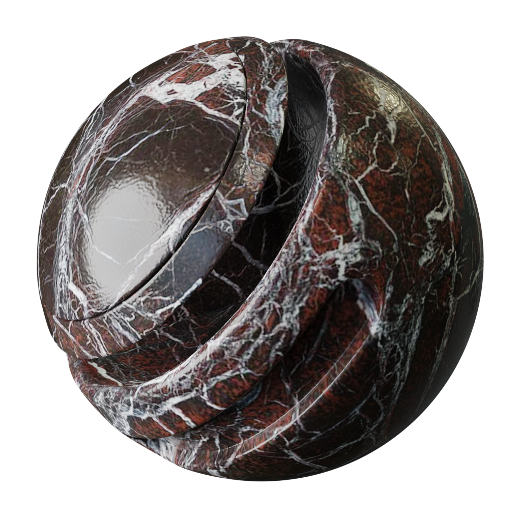 Red marble - rosso dous | FREE marble materials | BlenderKit