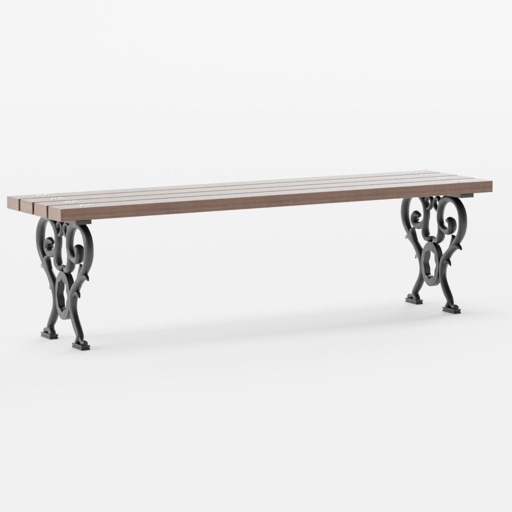 Bench 22 | Benches models | BlenderKit