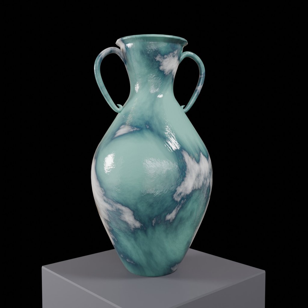 Turquoise Jug | Vases models | BlenderKit