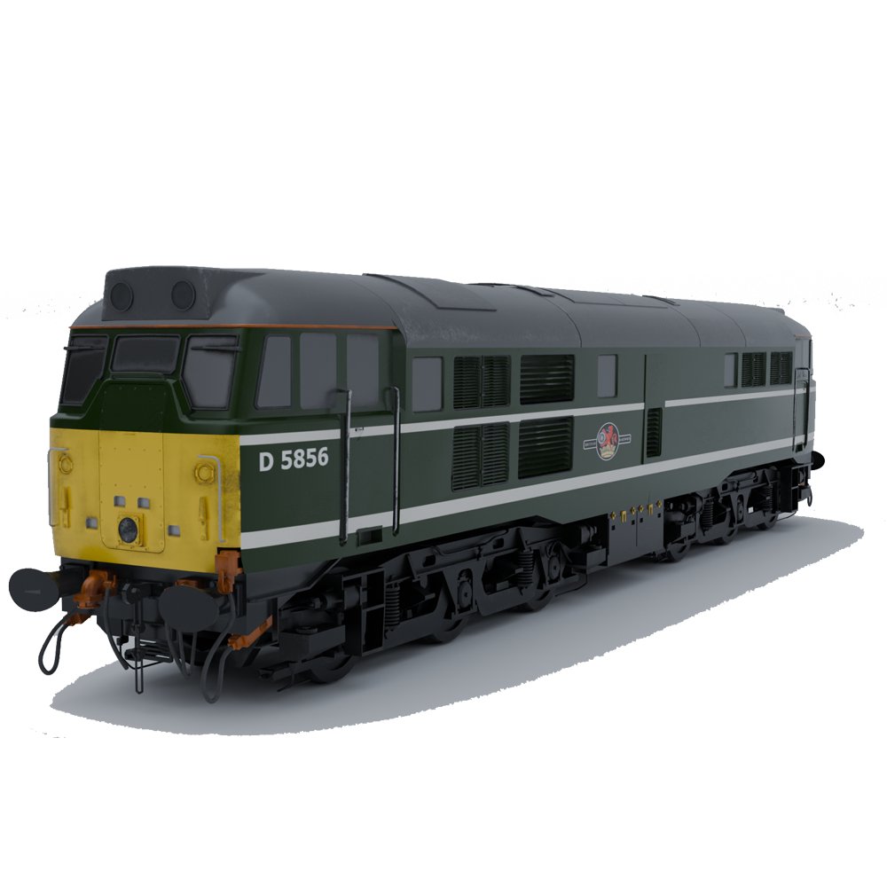 British Rail Class 31 BR Green | Railed vehicles models | BlenderKit