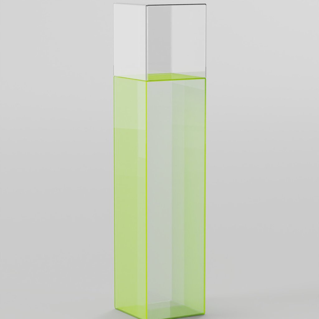 Acrylic Product Pedestal Display | Shopping / Retail models | BlenderKit