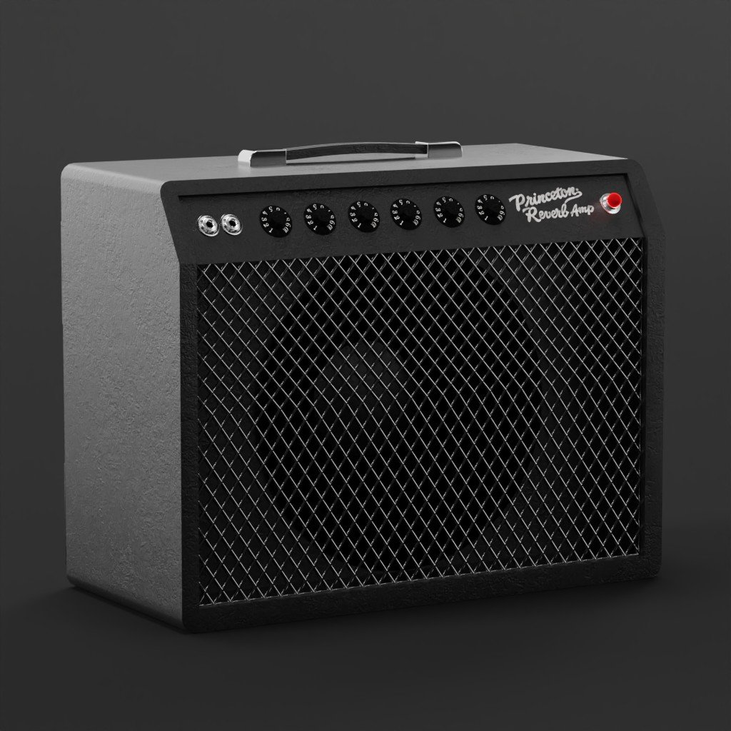 Fender tone master guitar amp | Recording Studios models | BlenderKit