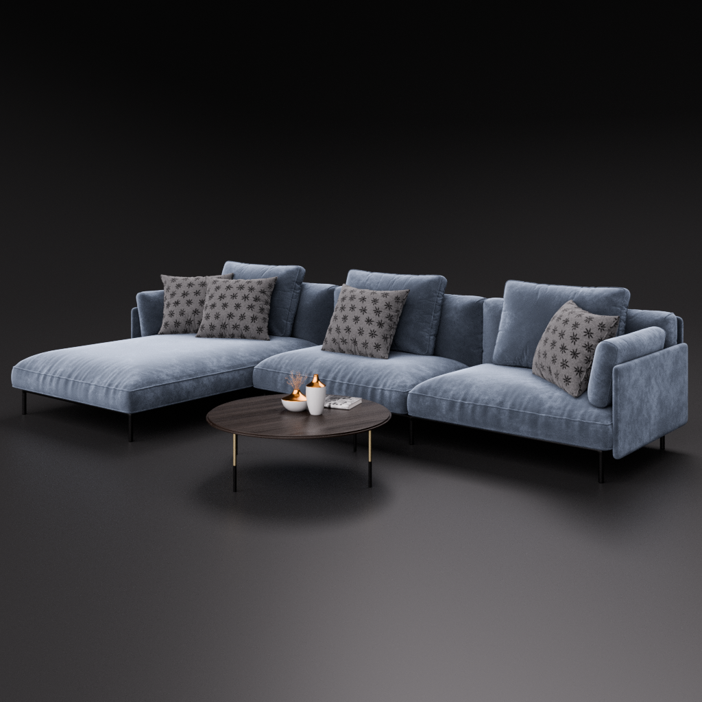 Sofa Greeny System Corner | Sofas models | BlenderKit