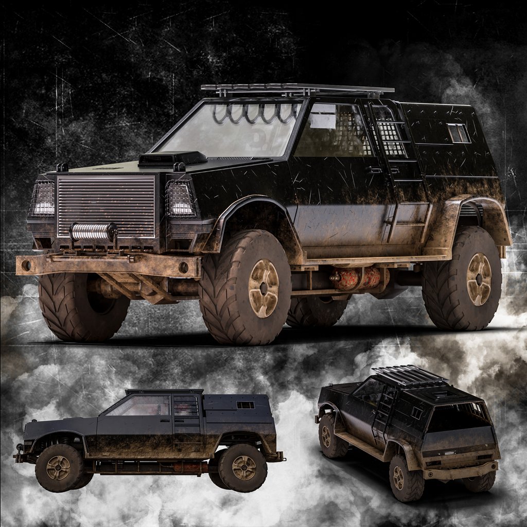 Off-Road 4x4 vehicle mud | FREE Modern Cars models | BlenderKit