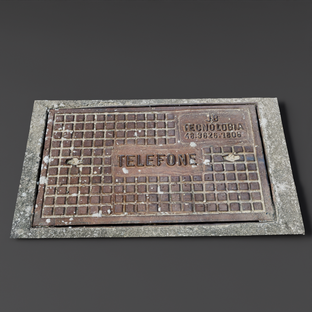 Telephone Utility Cover Scan | Interior Decorations models | BlenderKit