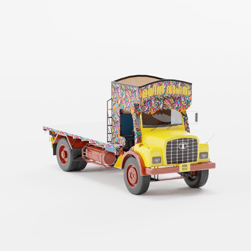 Old Indian Lorry | Trucks models | BlenderKit