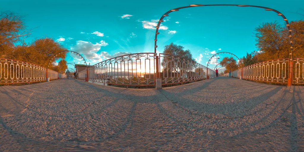 Ornamental Gate at Waterfront Park | Landscapes HDRis | BlenderKit