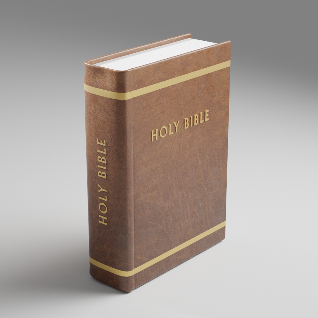 Leather Holy Bible Model | FREE Books models | BlenderKit