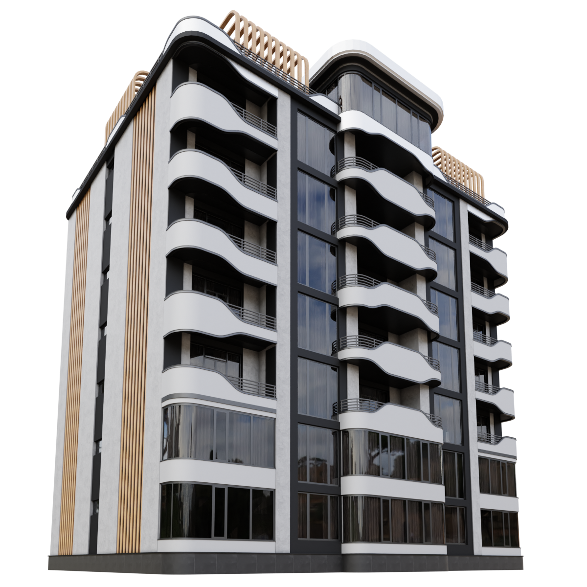 Residental Building | 3D Commercial models | BlenderKit