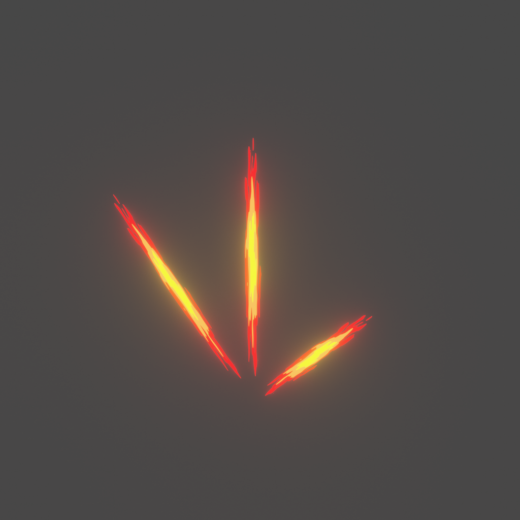 Hit strike fx flame | FREE fx materials | BlenderKit