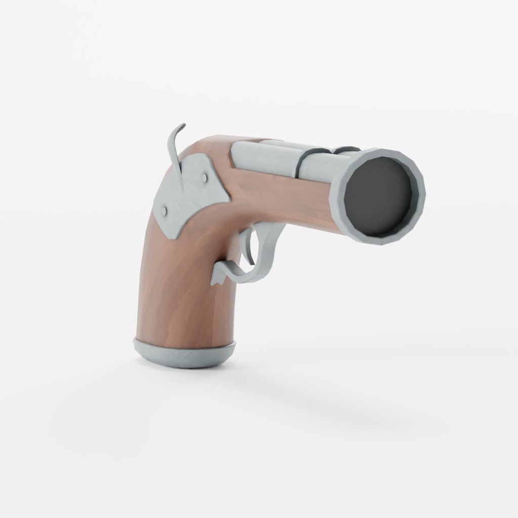 Stylize Gun | FREE Weapons & Armors models | BlenderKit