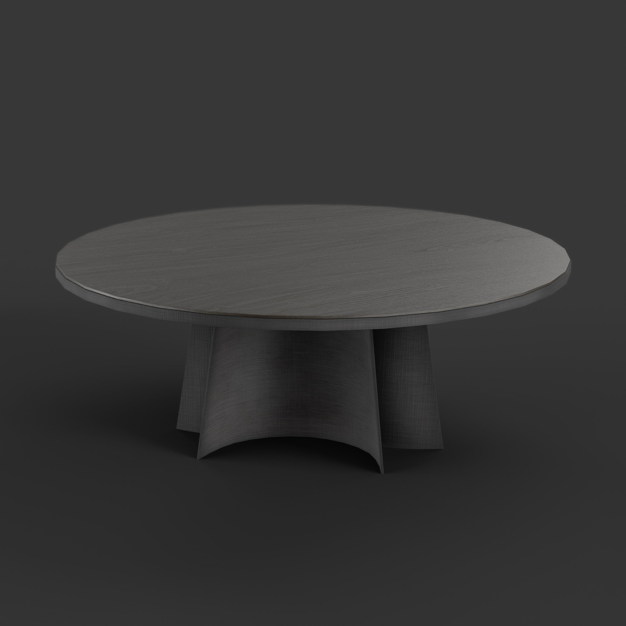 Poliform Kensington Round Table 3 Legs | Tables models | BlenderKit