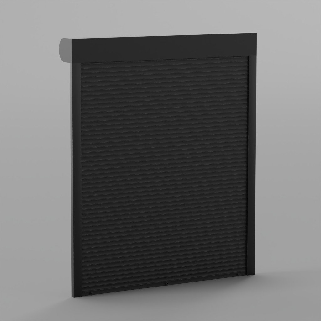 Roller shutter door | FREE Doors models | BlenderKit
