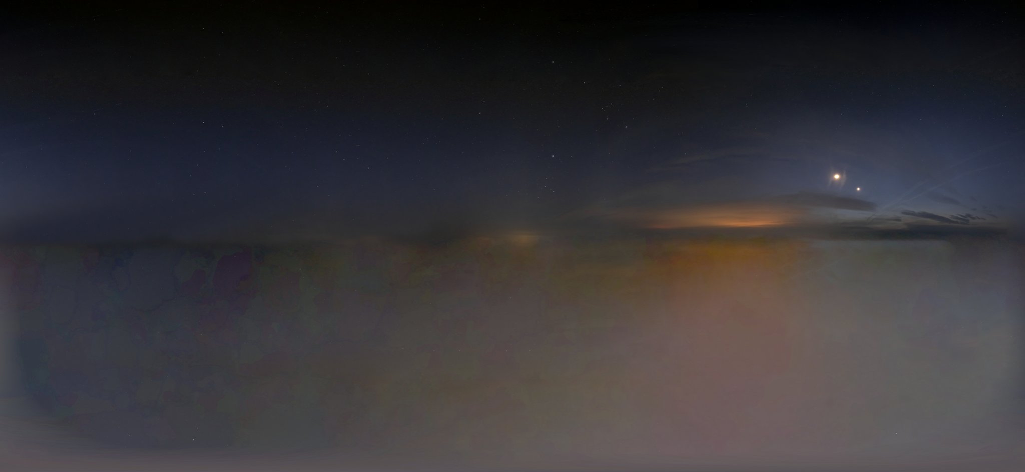 Night Time Pure Sky | Nighttime Environments HDRis | BlenderKit
