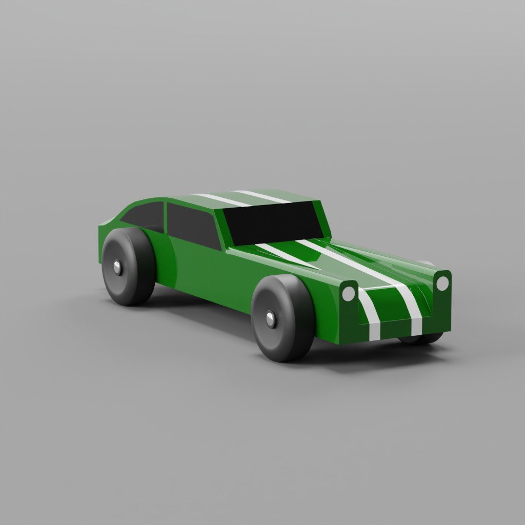 Pinewood Derby Car Toy | FREE Toys models | BlenderKit