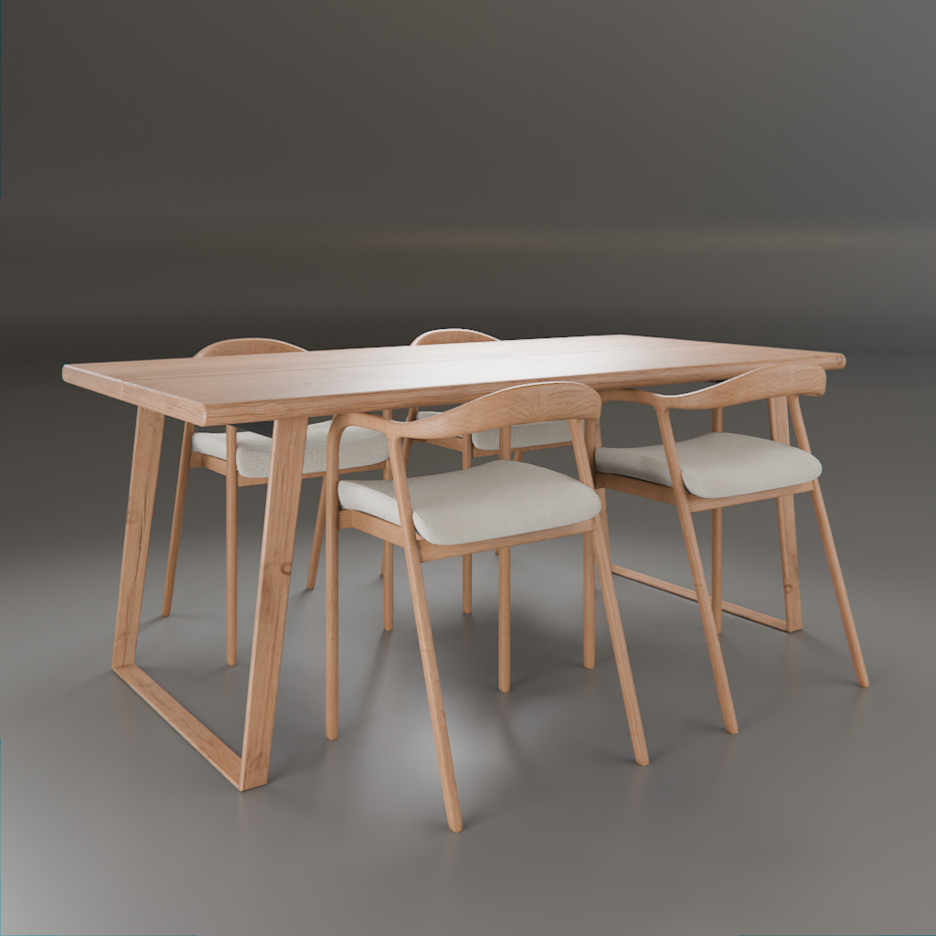 Table set 03 | Tables models | BlenderKit