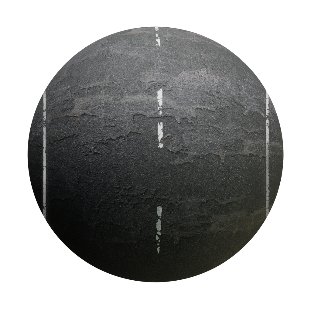 Patched road 02 | FREE asphalt materials | BlenderKit