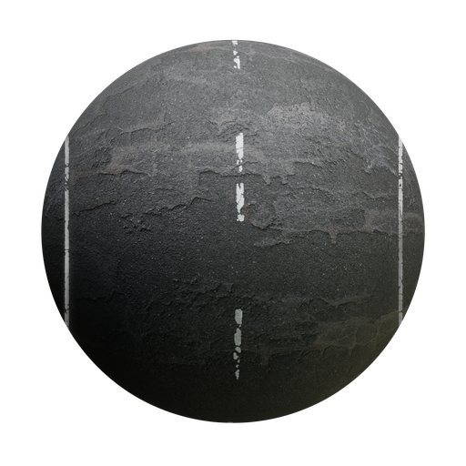 Patched road 02 | FREE asphalt materials | BlenderKit