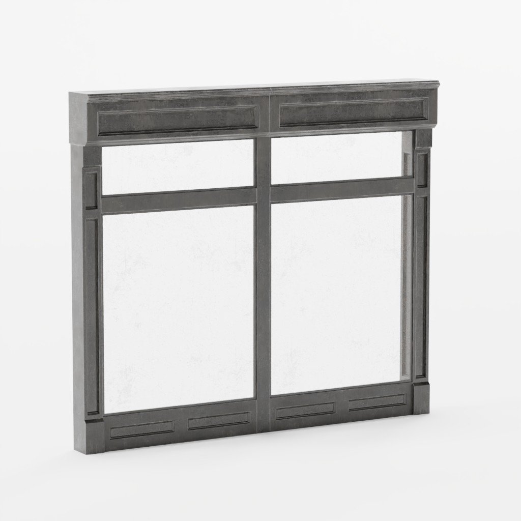 PVC Window – Fixed | FREE 3D Window models | BlenderKit