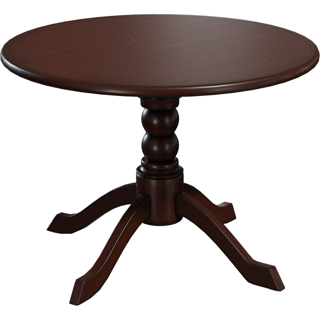 Round Wooden Table 01 | FREE Tables models | BlenderKit