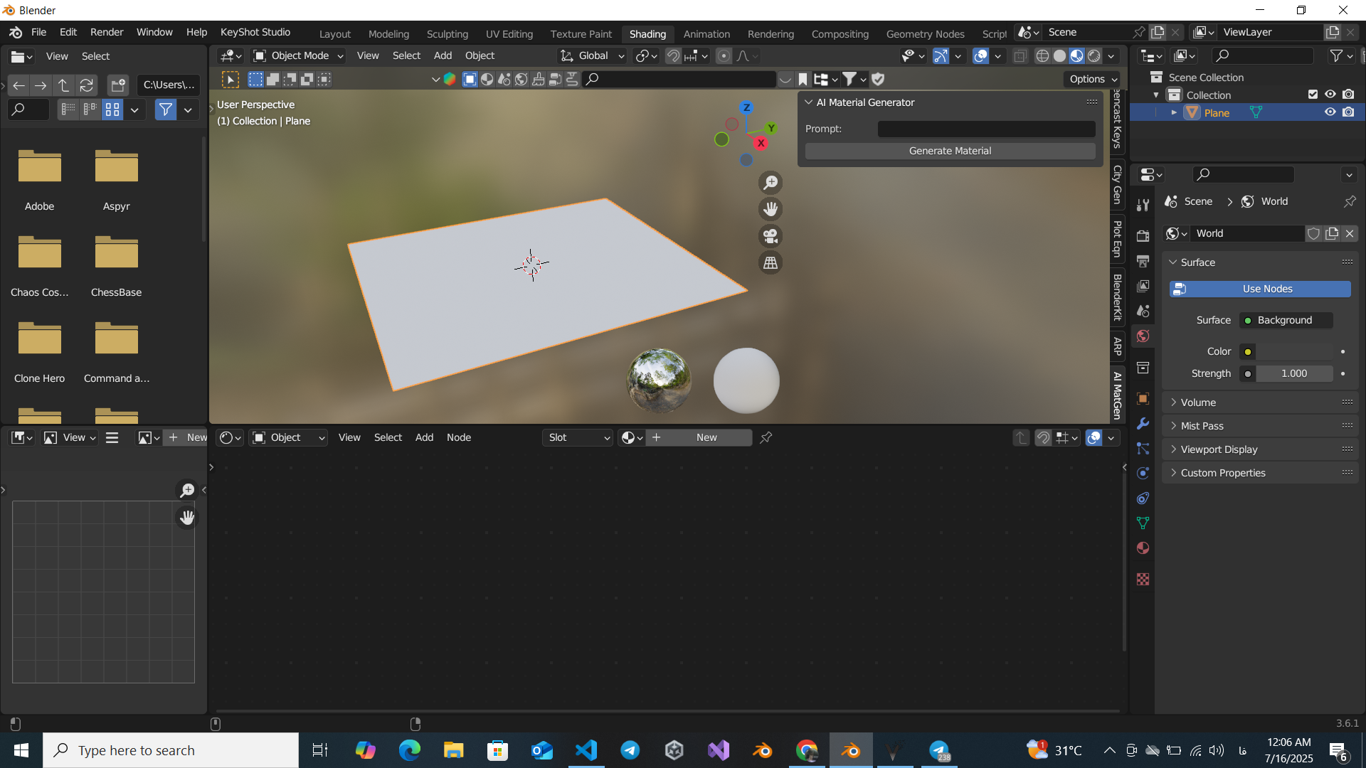 AI Material Generator | BlenderKit