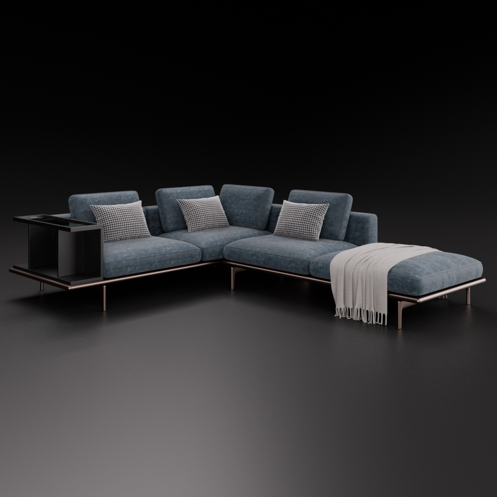 Sofa Rolf Benz 535 Liv | Sofas models | BlenderKit