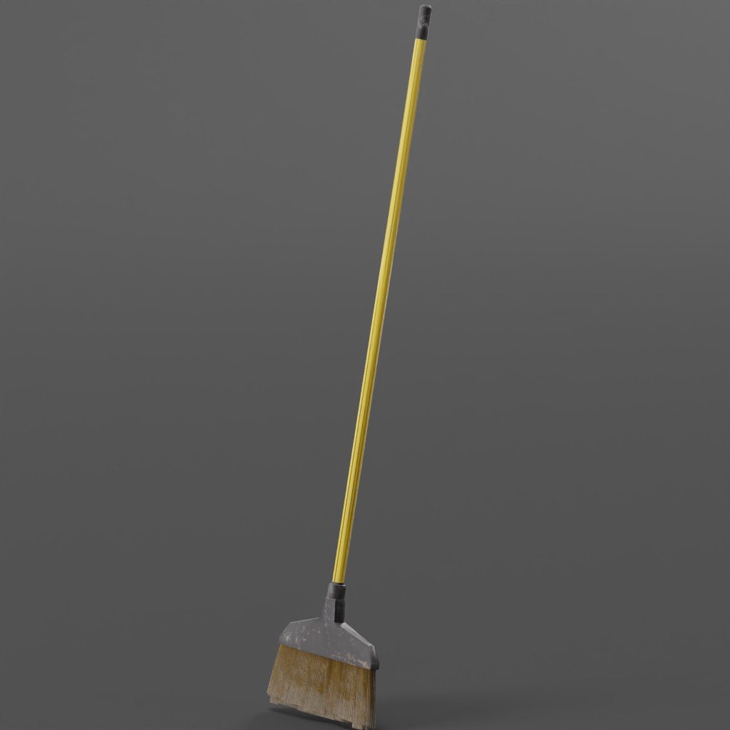 Broom | Office Furniture models | BlenderKit