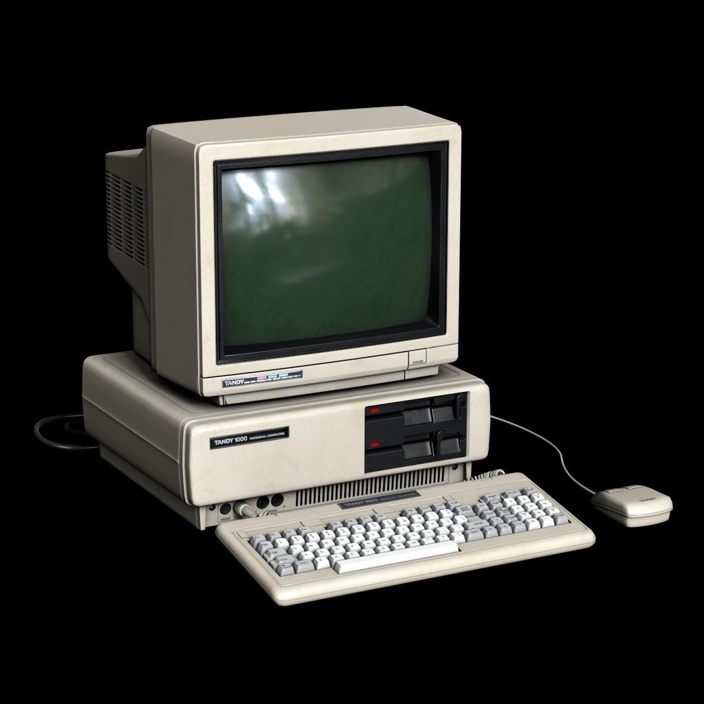 IBM Tandy 1000 | Desktops models | BlenderKit