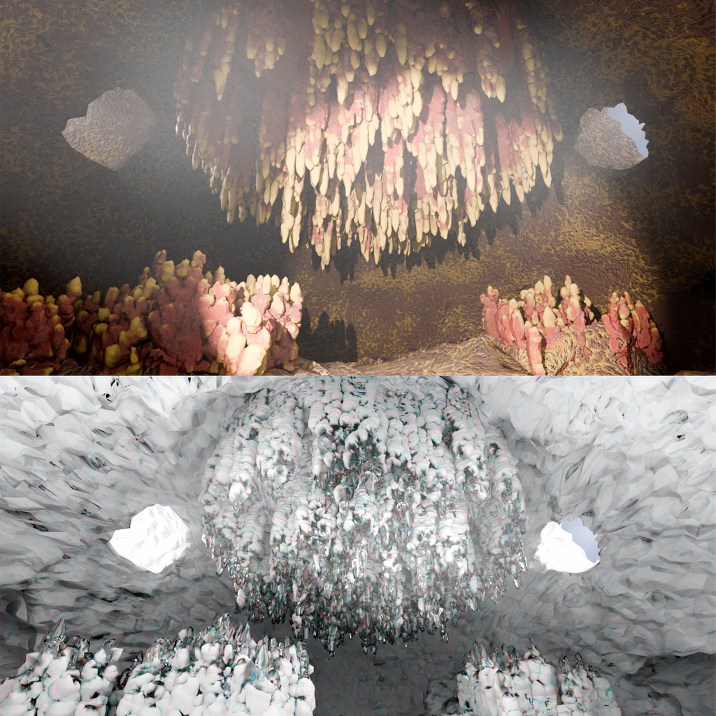Crystal Cavern FX – Ice & Rock Versions | FREE Thematic Scenes scenes ...