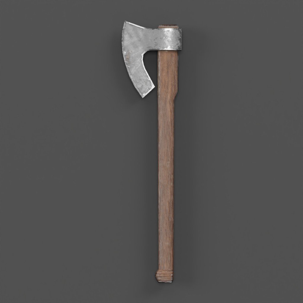 Fighting axe | Historical Weapons models | BlenderKit