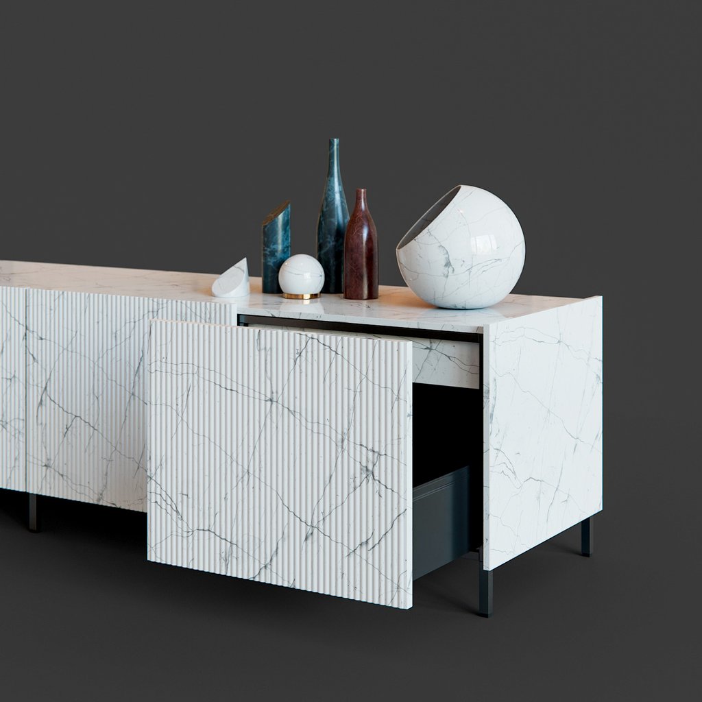 Wallover Sideboard | Sideboard & Drawers models | BlenderKit