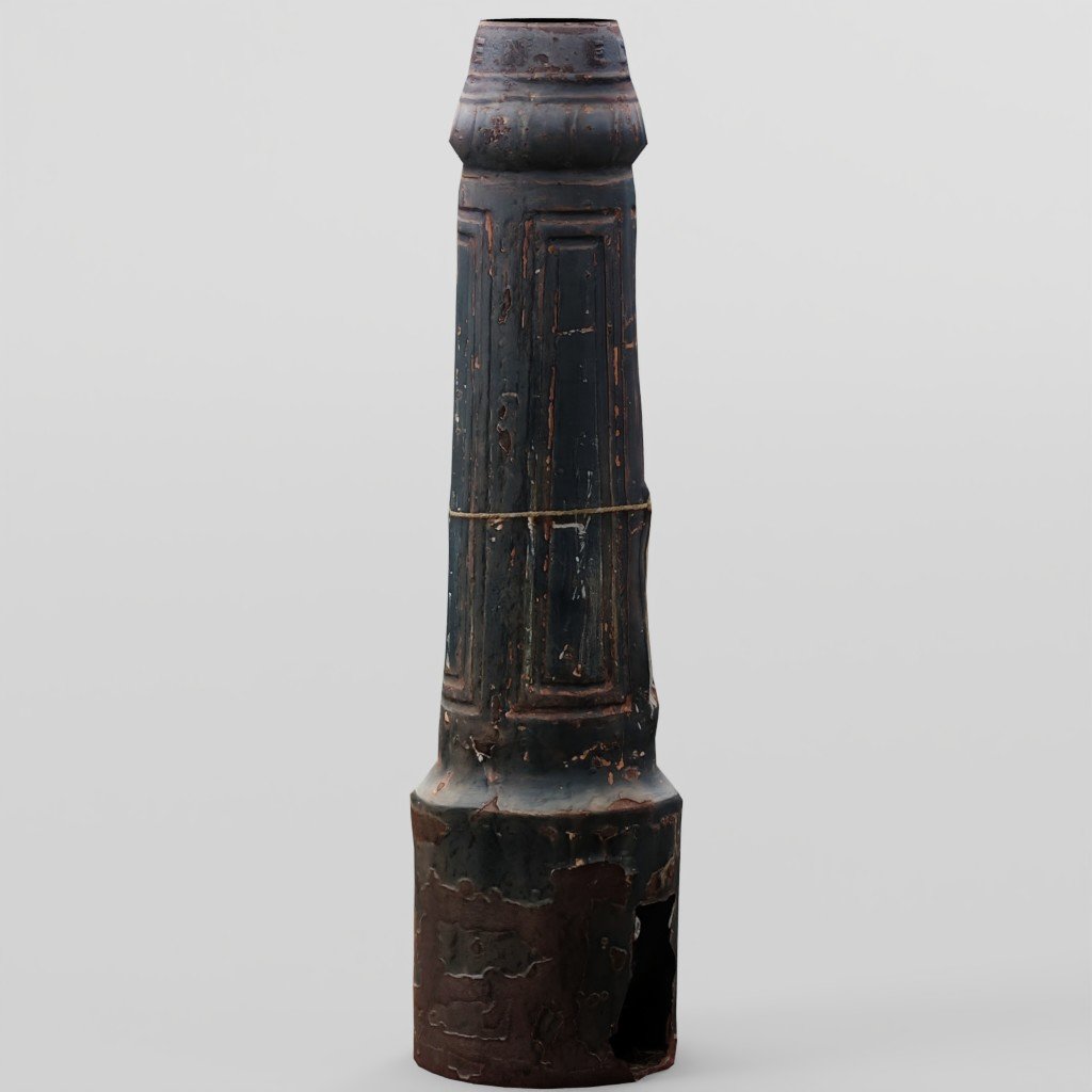 Rusted pole | FREE Exterior Elements models | BlenderKit