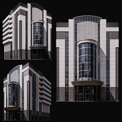 Business Centre | Commercial Buildings models | BlenderKit