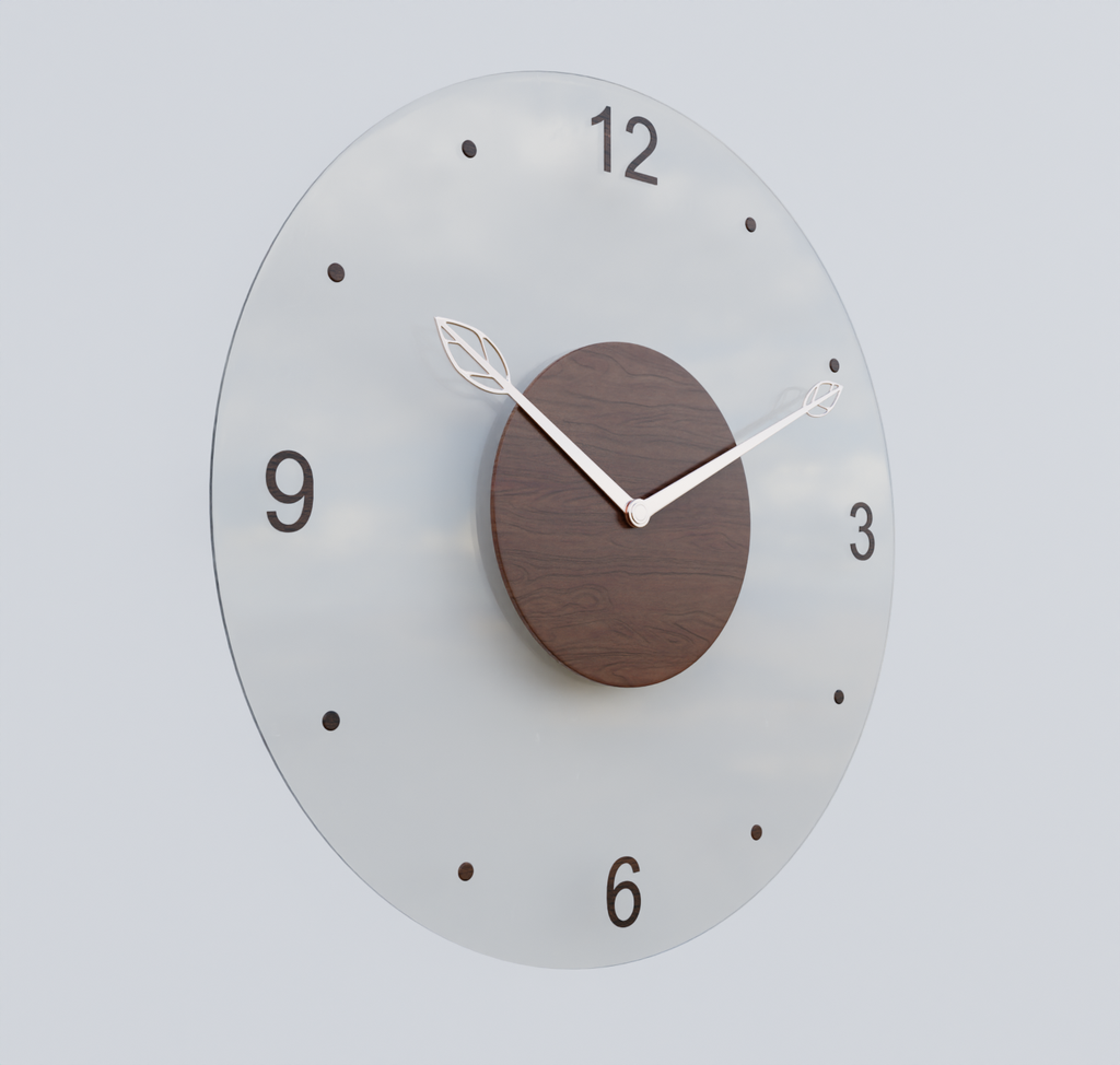 Glass wall clock | FREE Clocks models | BlenderKit