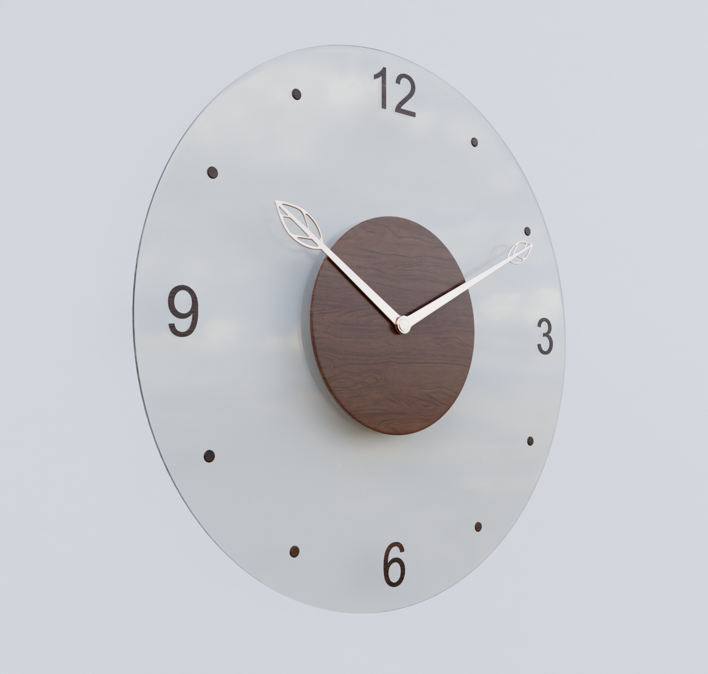 Glass wall clock | FREE Clocks models | BlenderKit