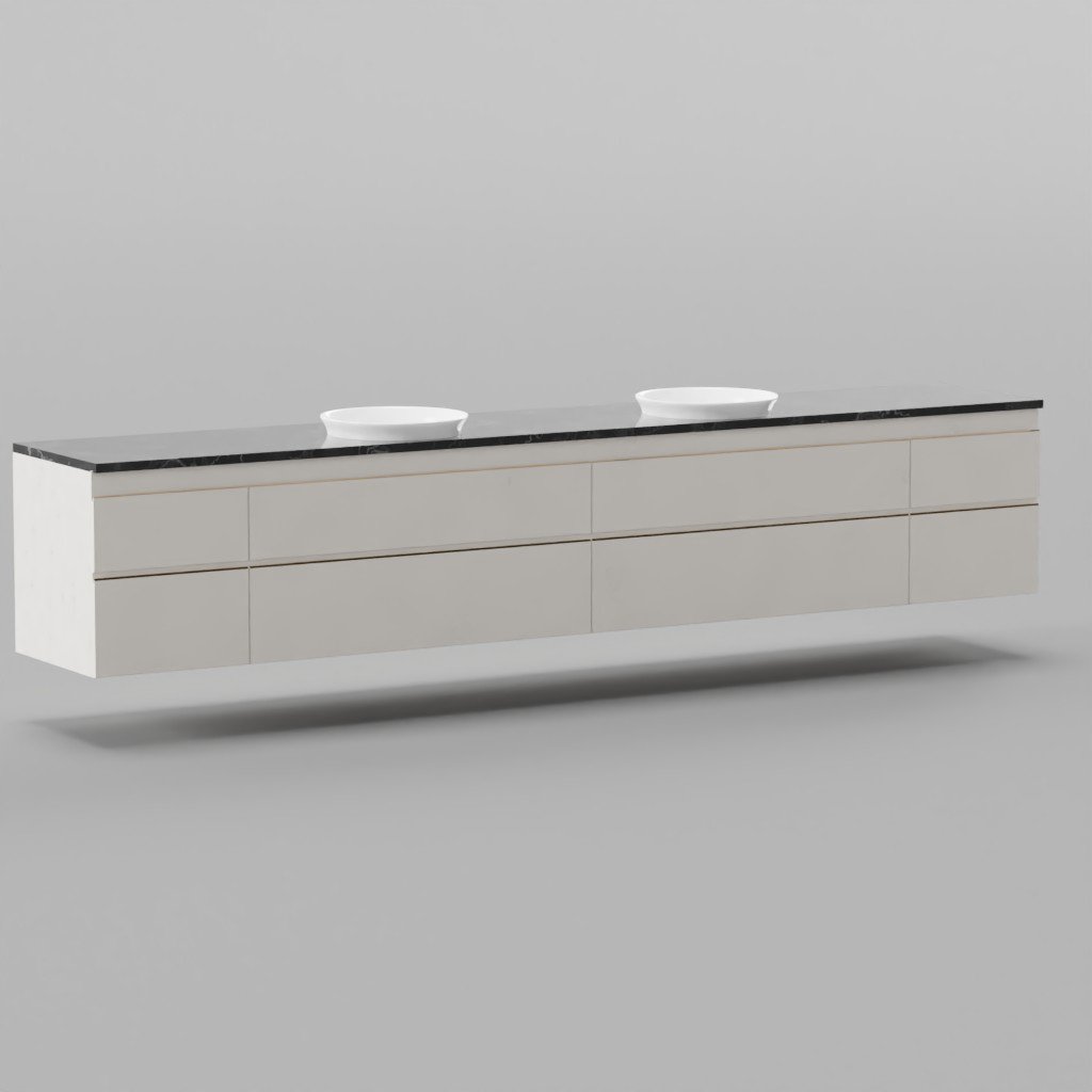 Bathroom Desk For Two | Bathroom Furniture Sets models | BlenderKit