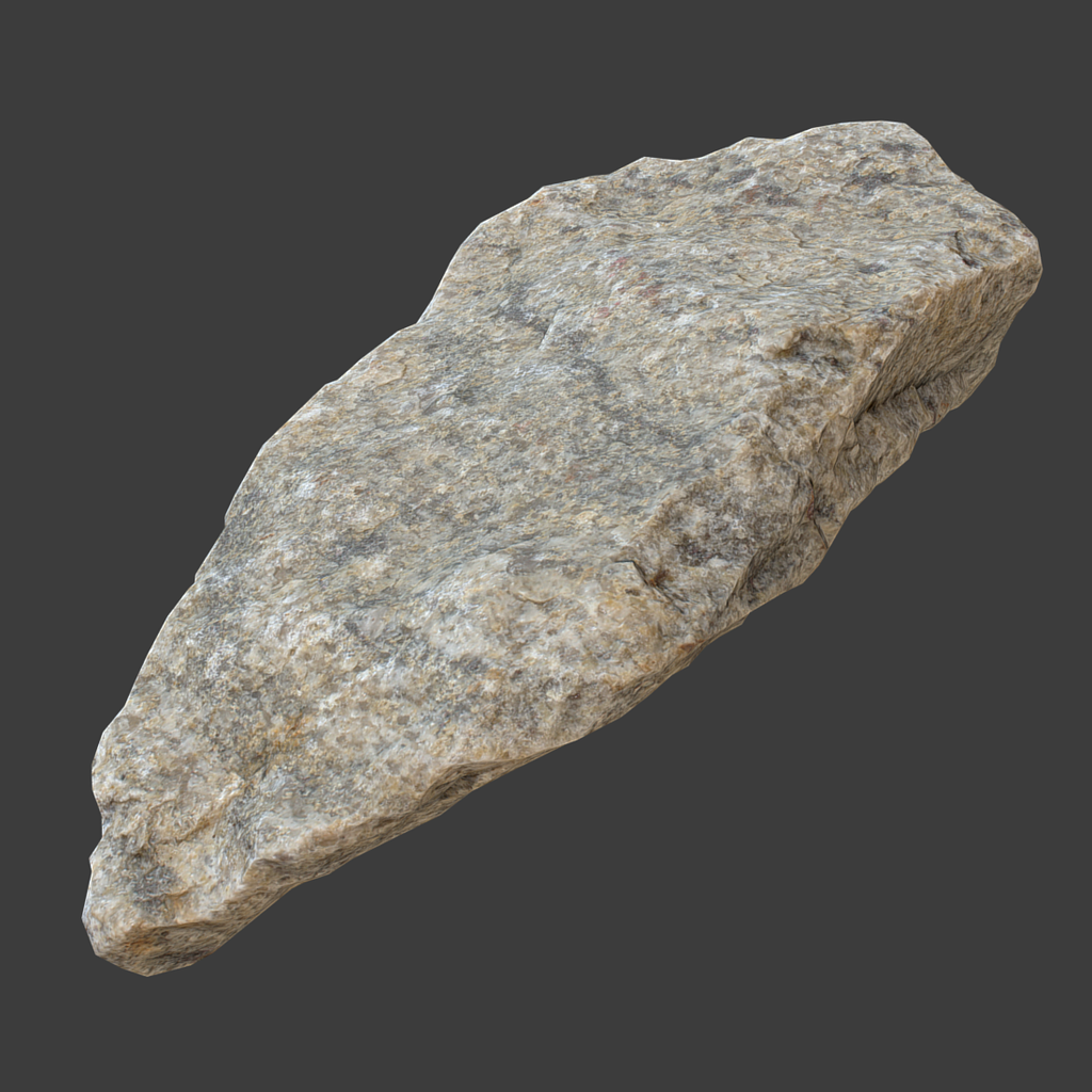 Granite Boulder Stone | Environment Elements models | BlenderKit
