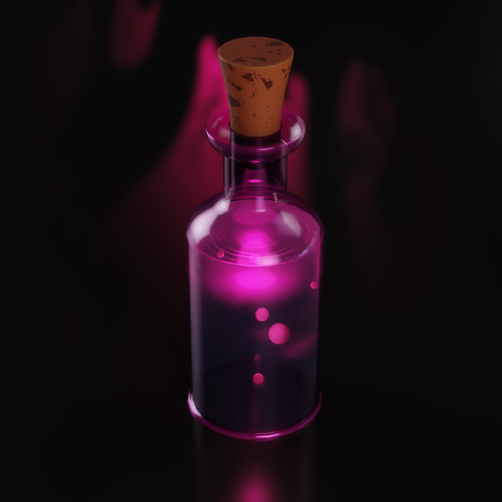 Potion vial | Lab Equipment models | BlenderKit