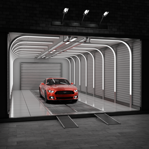 Car box - Garage | Studio scenes | BlenderKit