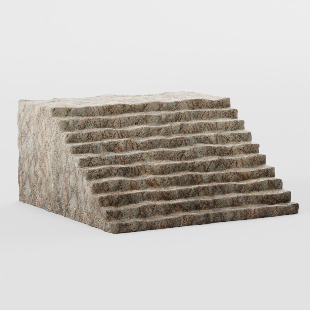 Stone Steps | Stairs models | BlenderKit