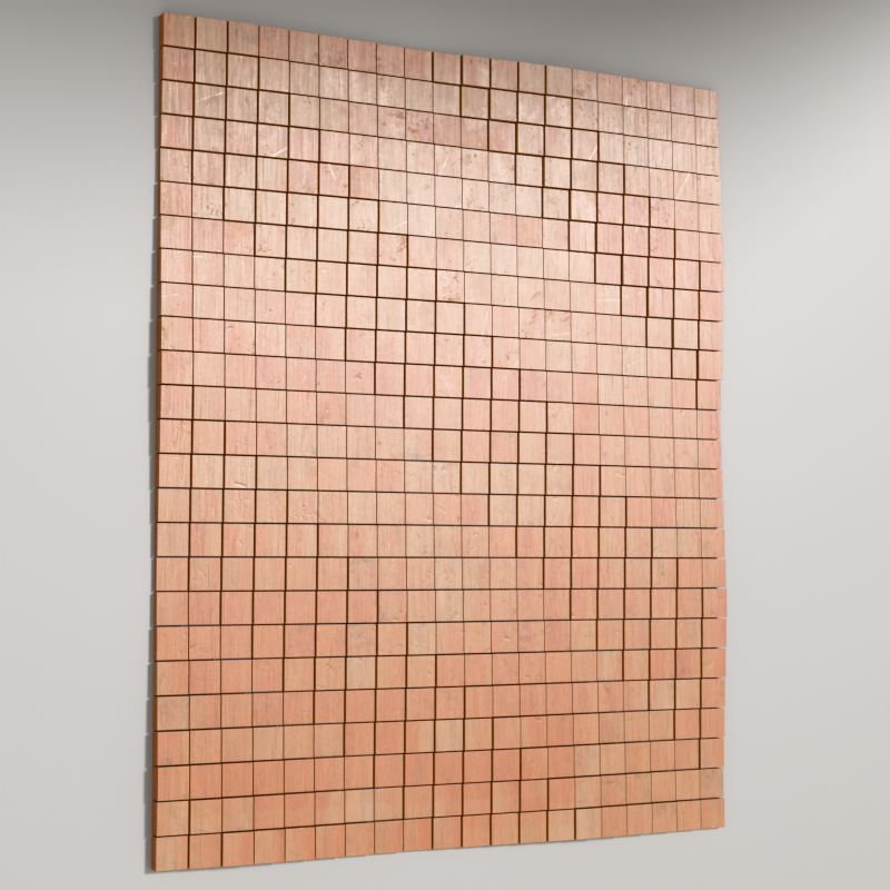 Fluted Wall Panel | FREE 3D Panels models | BlenderKit