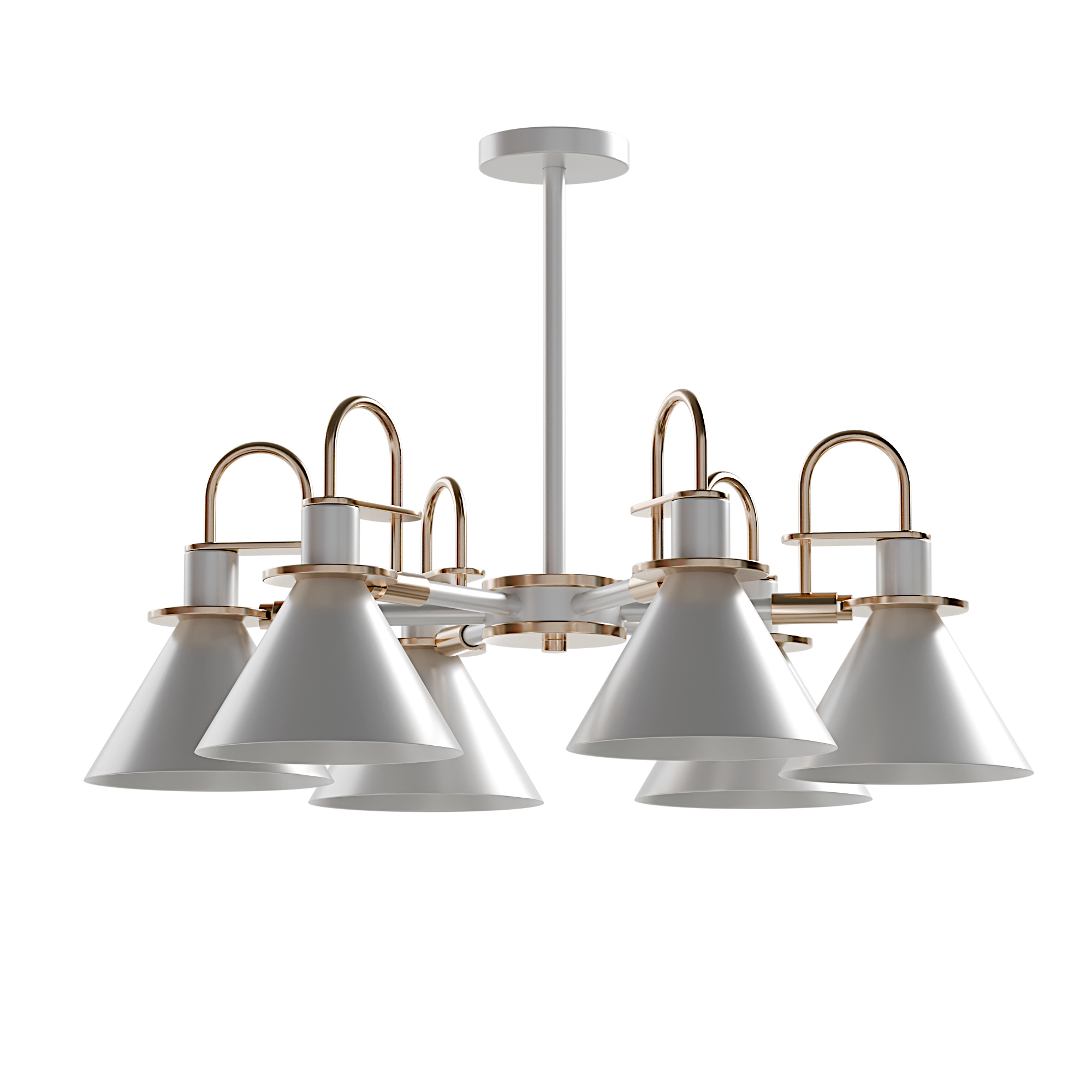 CODA Chandelier white | FREE Ceiling Lights models | BlenderKit