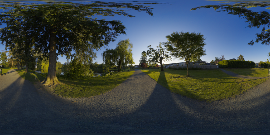 Sunny Walk in the City Park | FREE Nature HDRis | BlenderKit
