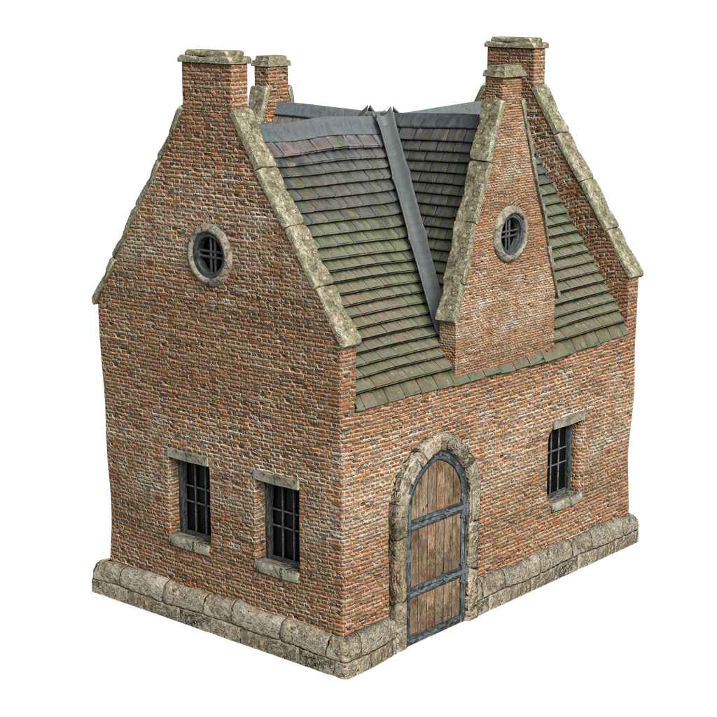 Medieval house | Historic Buildings models | BlenderKit