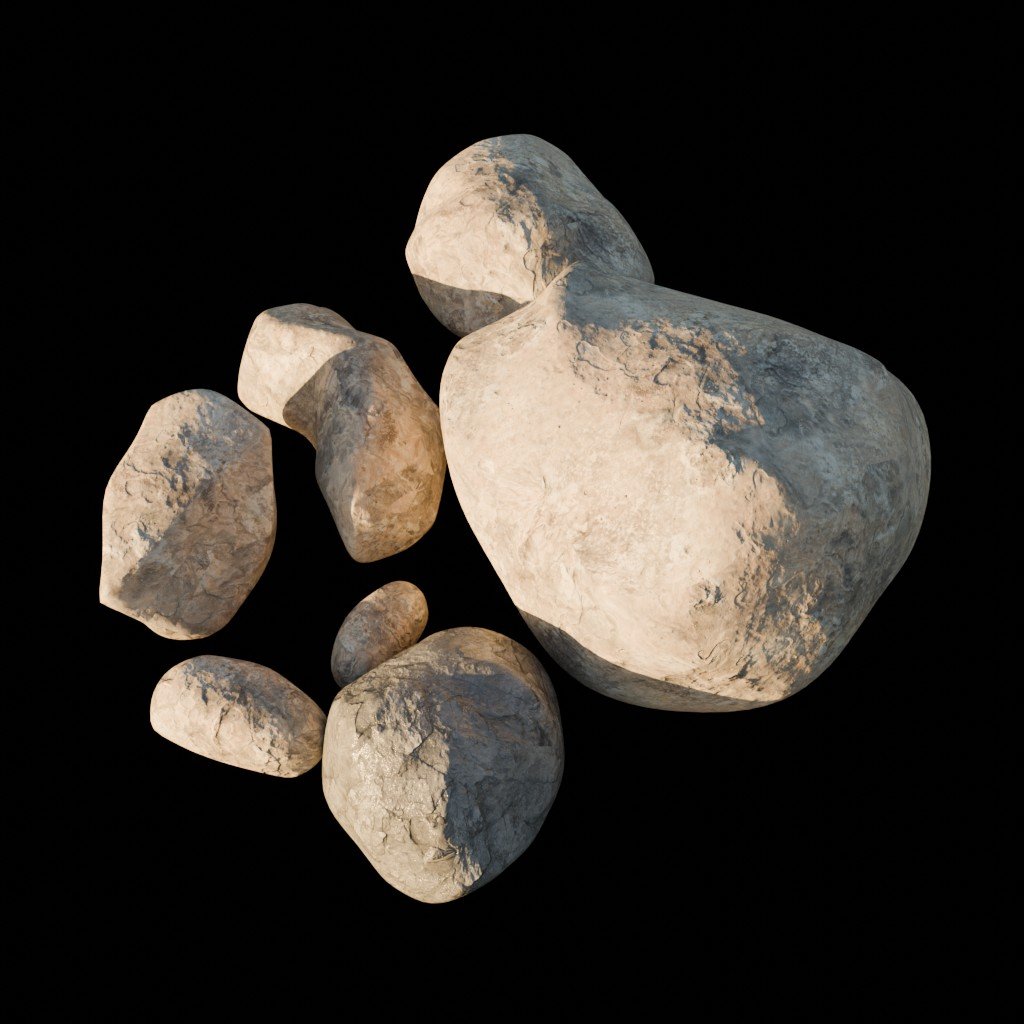Realistic Rocks | Nature models | BlenderKit