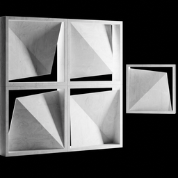 Modular Wall Breeze Block 1 | FREE 3D Panels models | BlenderKit