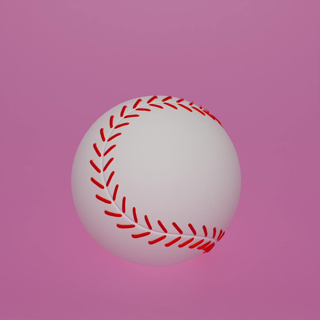 Realistic Baseball | FREE Sport models | BlenderKit