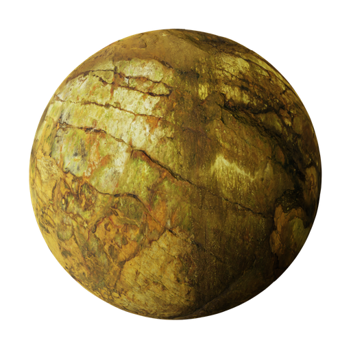 Rock yellow | FREE rock materials | BlenderKit