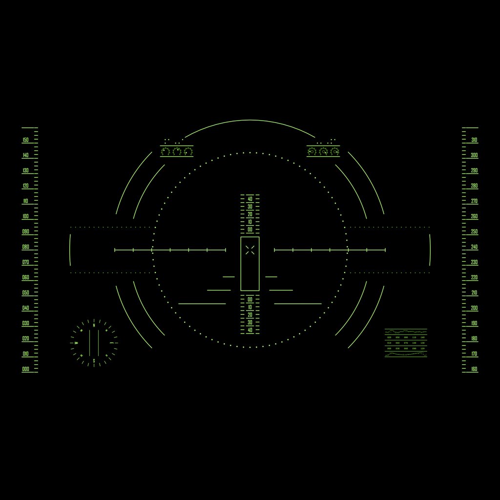 HUD & UI - Mil Drone HUD | FREE Motion Design models | BlenderKit