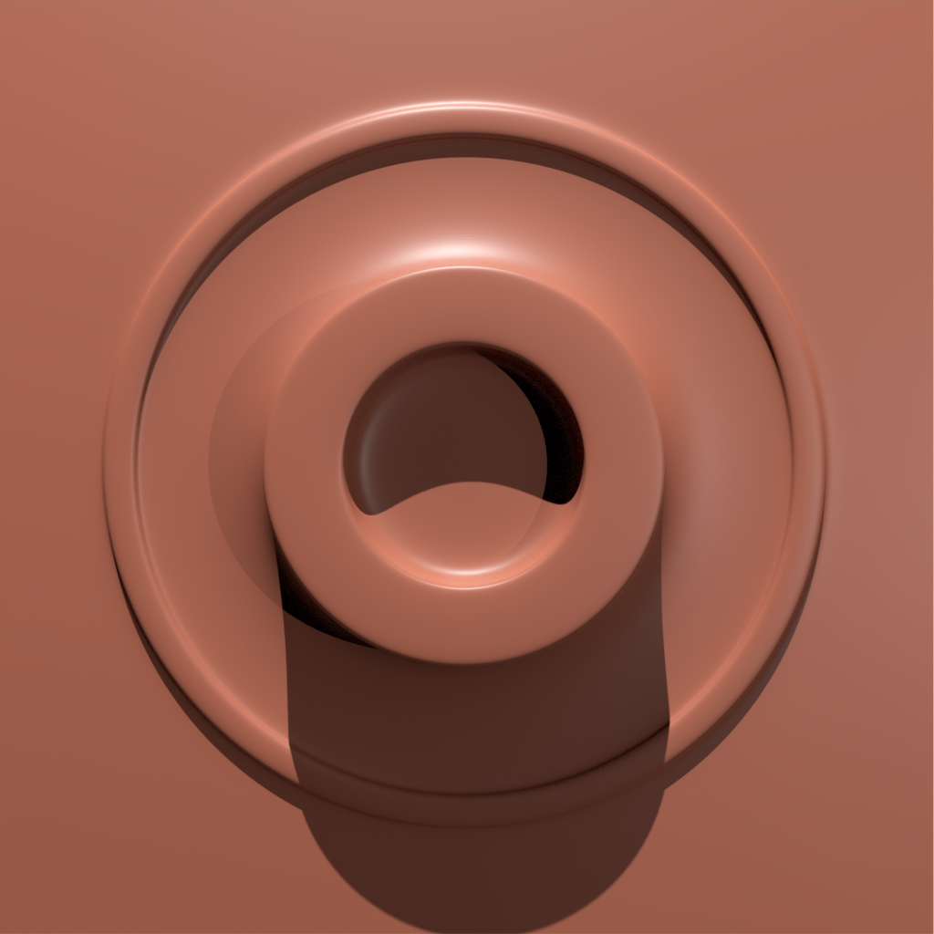 Cylindrical Connection Node | geometric brushes | BlenderKit